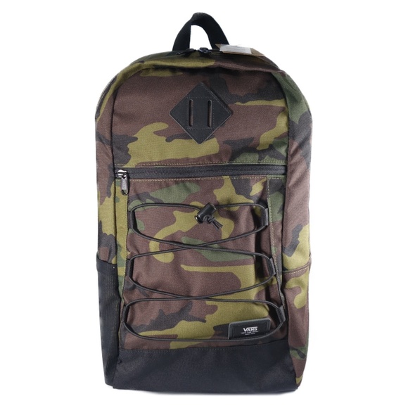 Vans | Accessories | Vans Off The Wall Camouflage Camping Backpack Bag ...